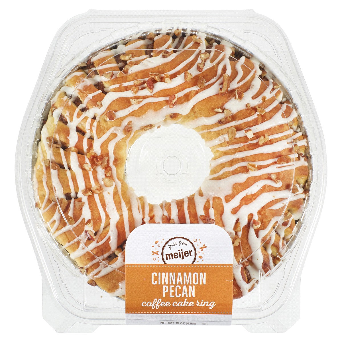 Fresh from Meijer Cinnamon Pecan Coffee Cake Ring 15 oz | Shipt