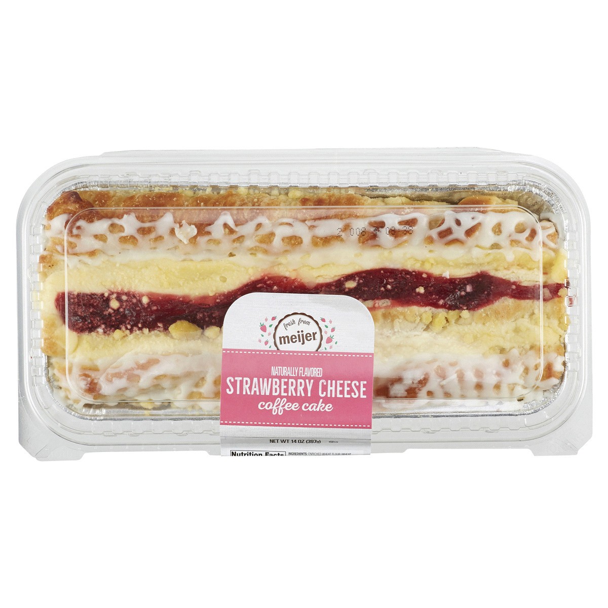Fresh from Meijer Danish Coffee Cake, Strawberry Cheese 14 oz | Shipt