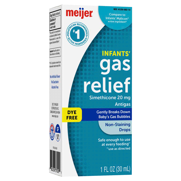 Meijer Simethicone Non-Staining Drops 1 fl oz | Shipt