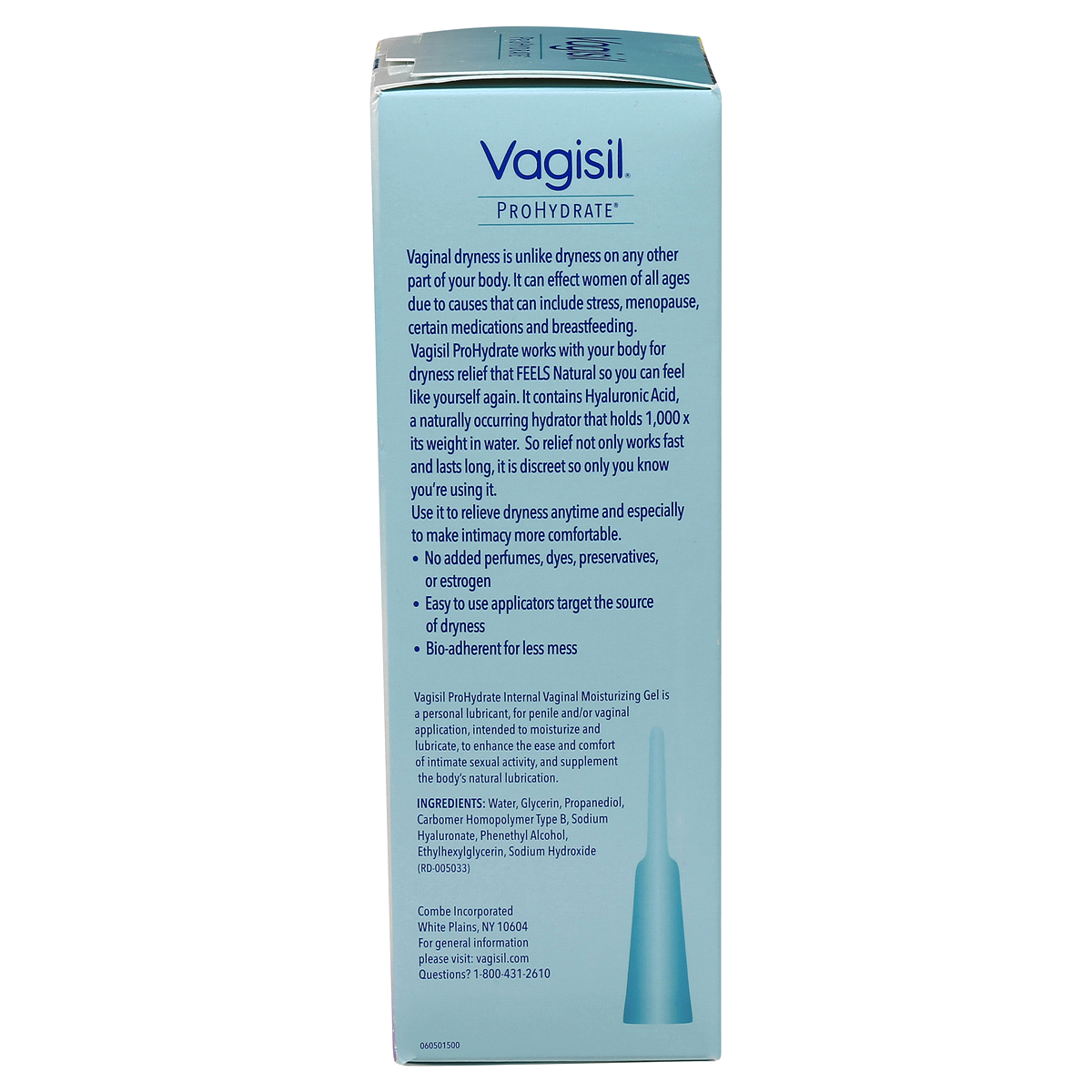 Vagisil ProHydrate Natural Feel Internal Vaginal Moisturizing Gel 8 ct ...