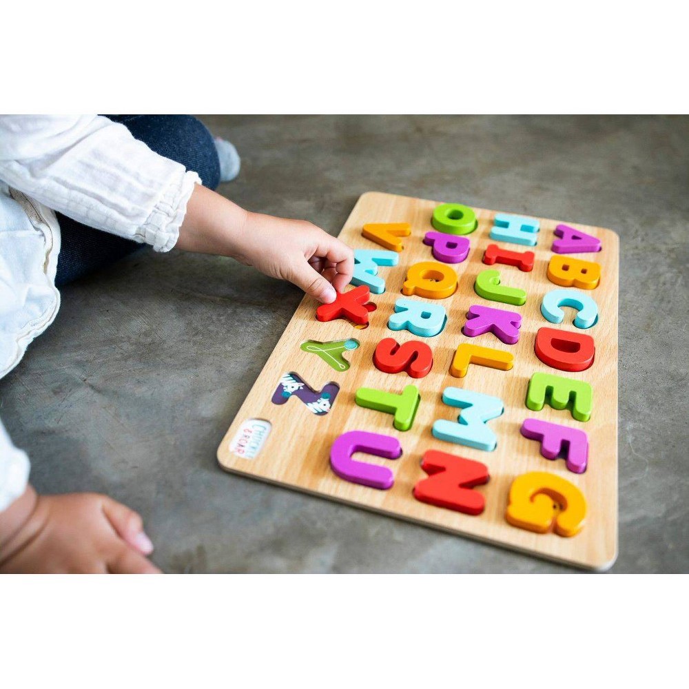 Chuckle & Roar ABC's & 123s Wood Kids Puzzle Set 36pc 36 ct | Shipt