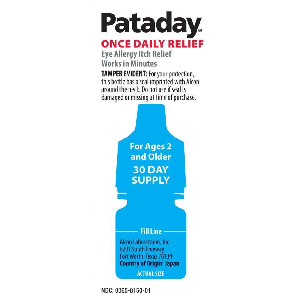 Pataday Once Daily Eye Allergy Itch Relief 2.5 ml | Shipt
