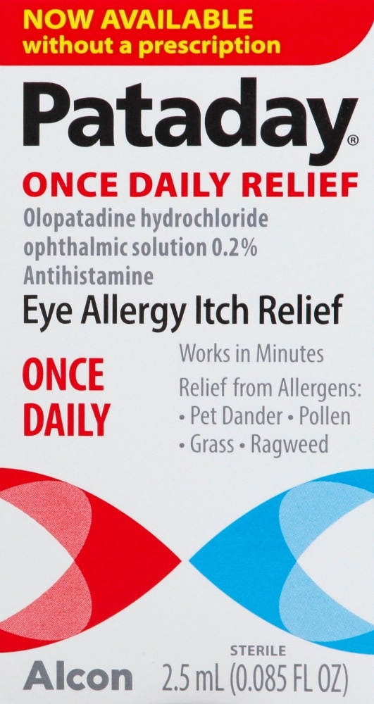 Pataday Once Daily Eye Allergy Itch Relief 2.5 ml | Shipt