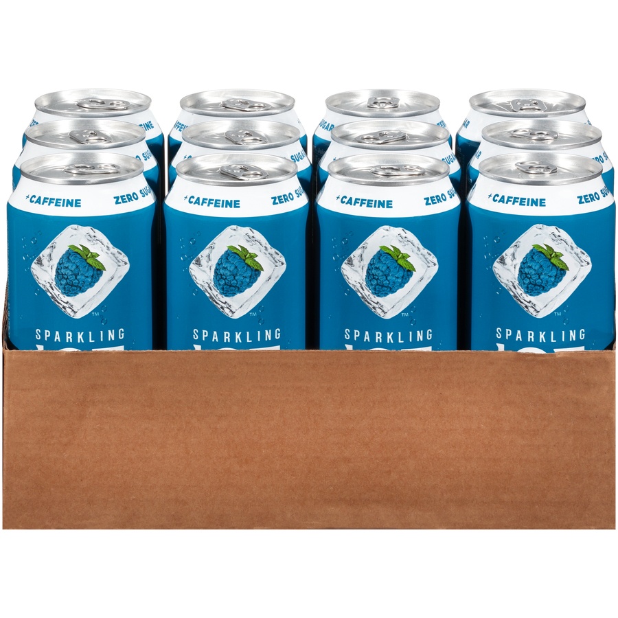 Sparkling ICE Blue Raspberry Plus Caffeine Sparkling Water 12Pk 16 fl oz | Shipt