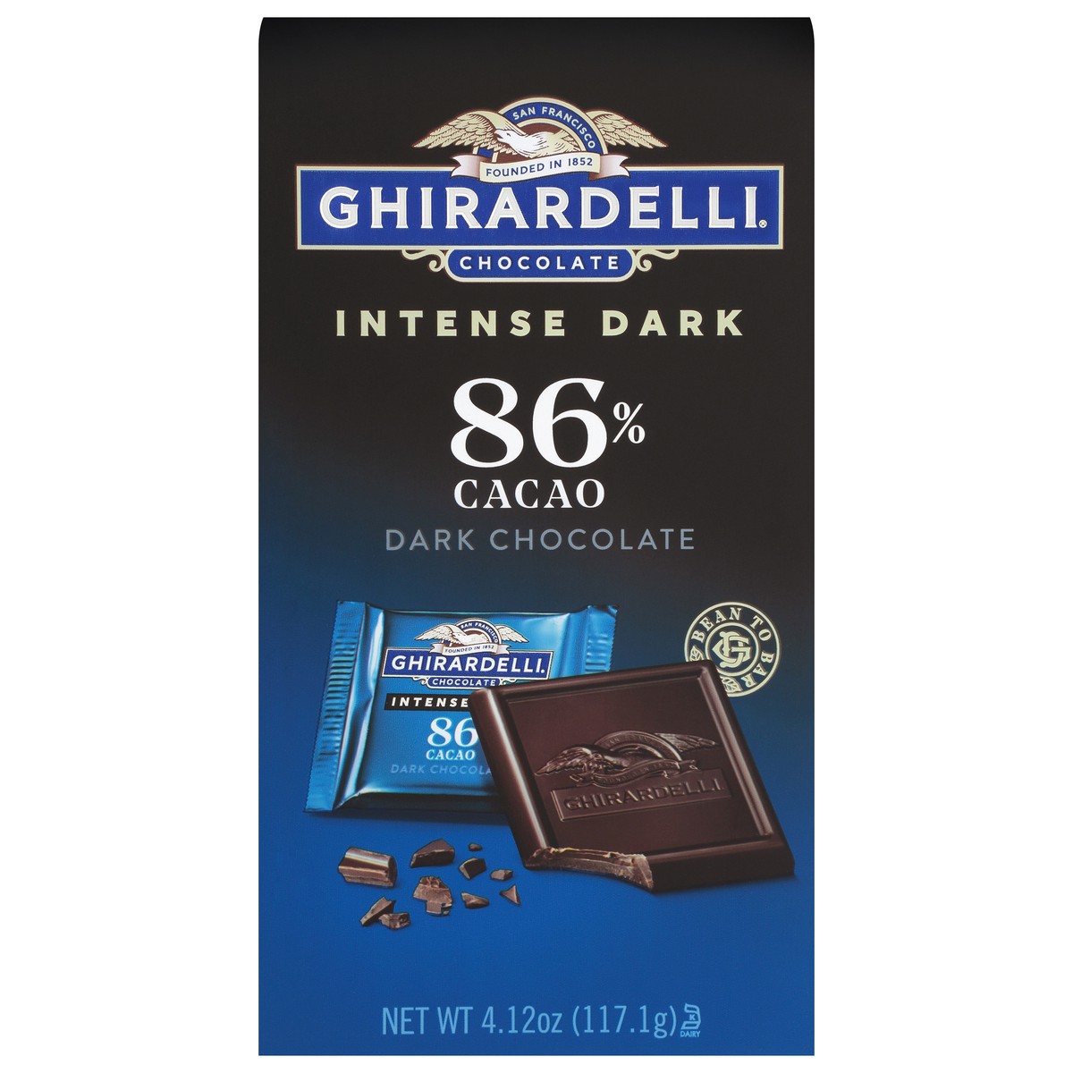 Ghirardelli Intense Dark 86% Cacao Chocolate 4.12 oz 4.12 oz | Shipt
