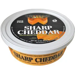 Williams Cheese Original Sharp Cheddar Cheese Spread, 8 oz 8 oz | shipt