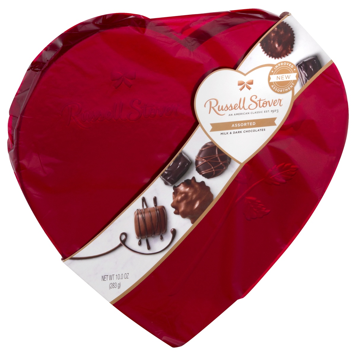 Russell Stover Red Foil Heart Assorted Chocolates 10 oz | Shipt