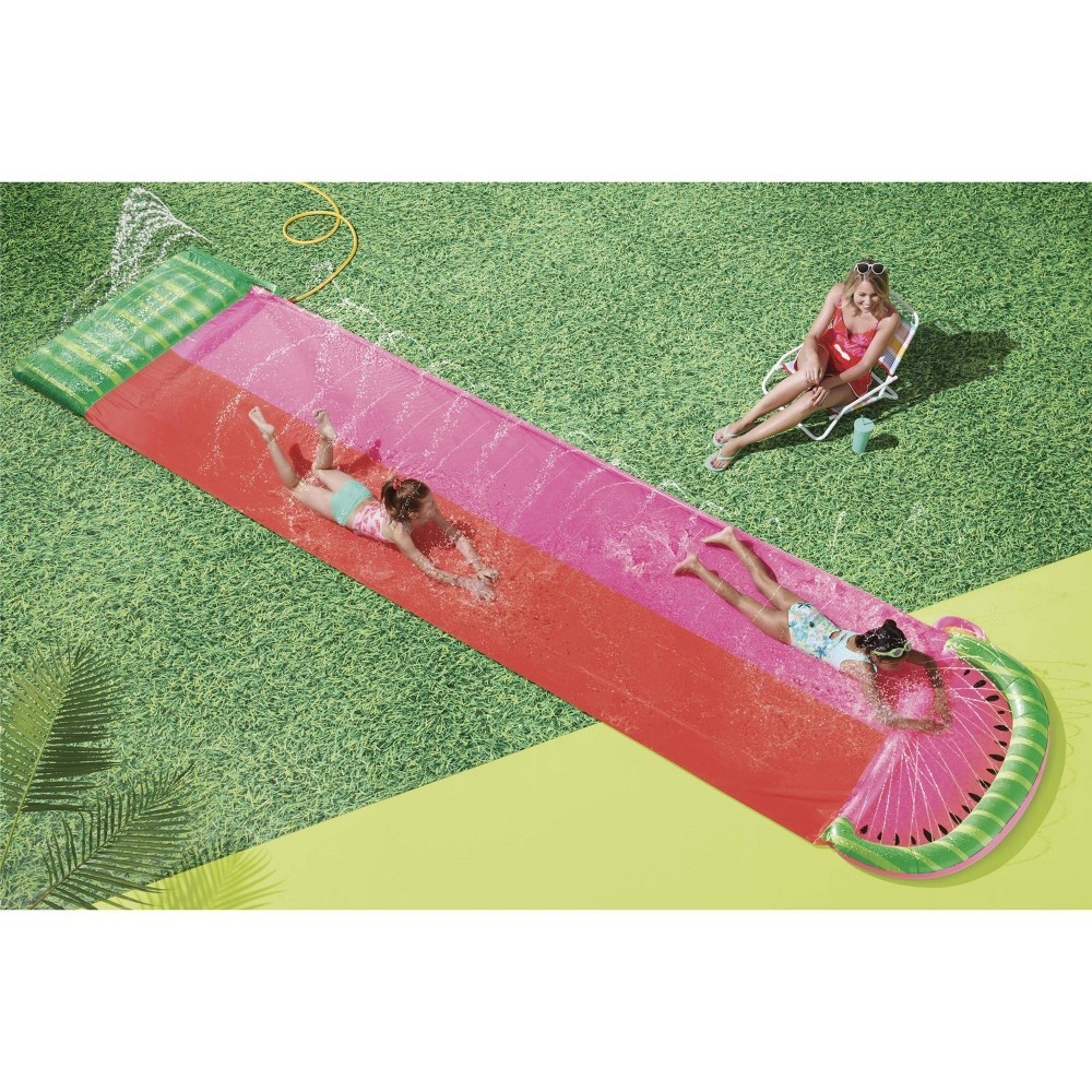 Watermelon Aqua Ramp Double Water Slide - Sun Squad 1 ct | shipt
