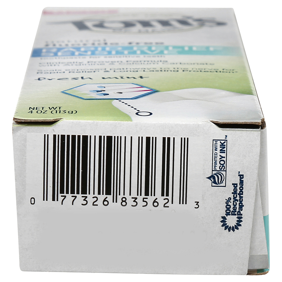 Tom's of Maine Toms of Maine Rapid Relief Sensitive Mint Natural ...