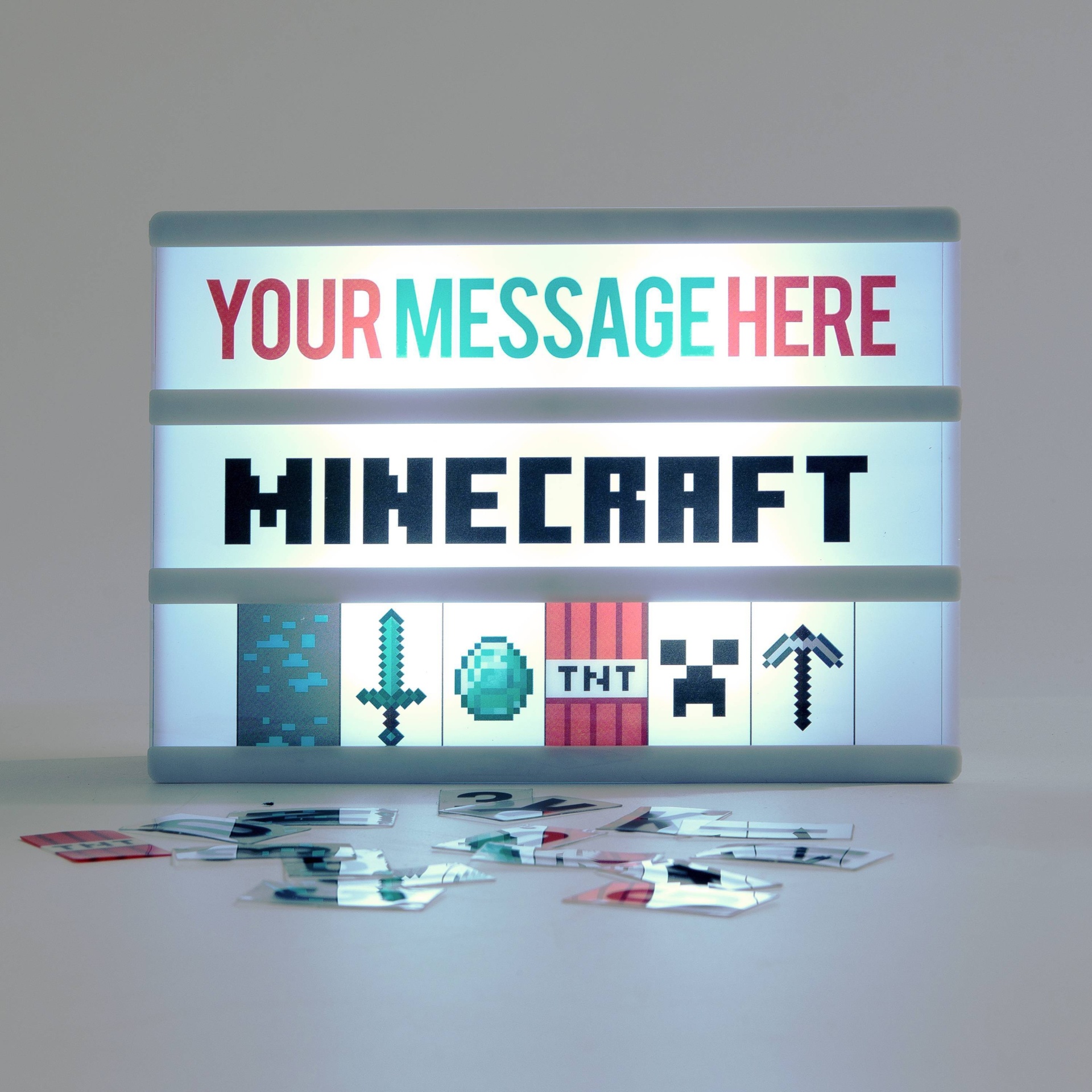 Minecraft Message LED Light Box 1 ct | Shipt