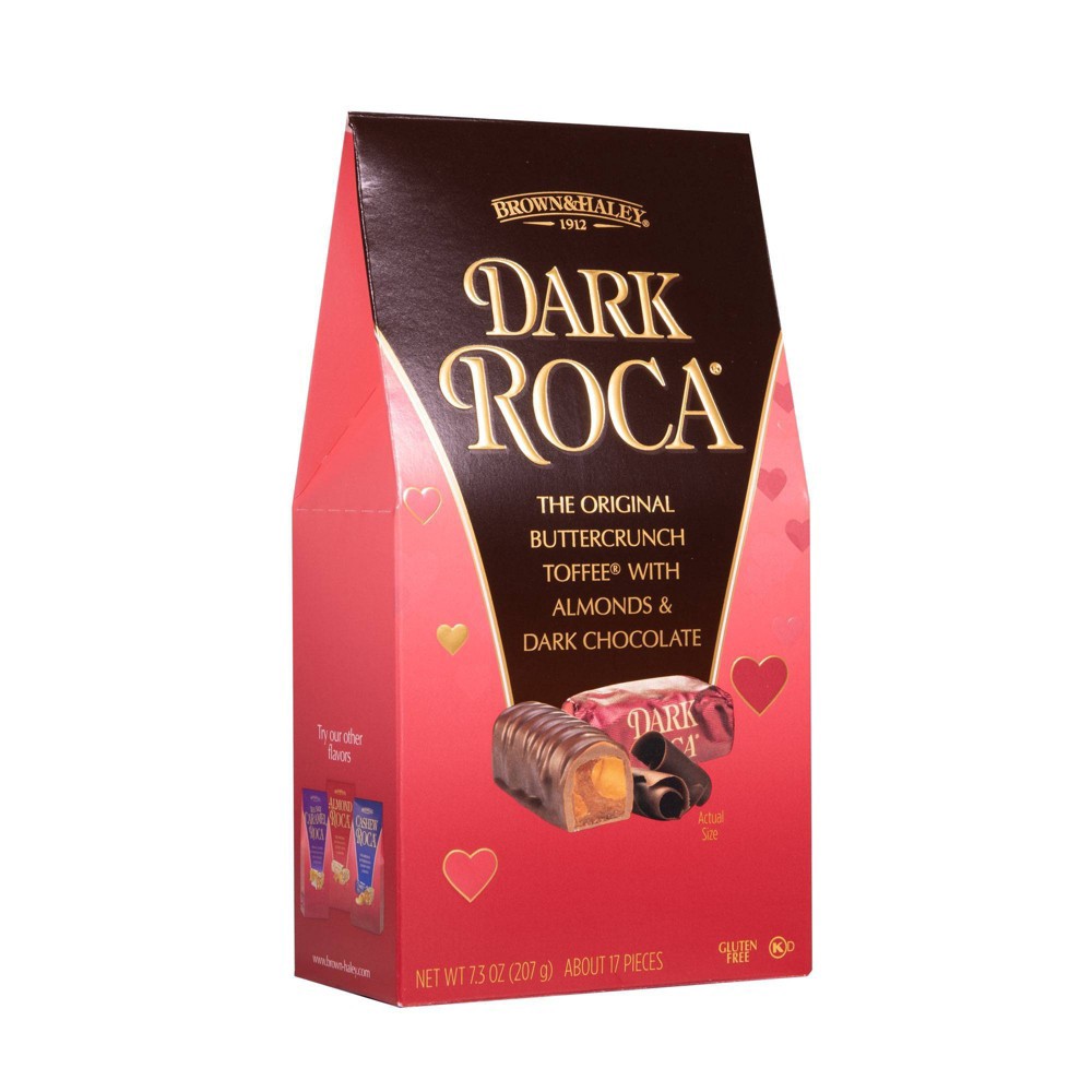 Almond Roca Dark Roca Valentine's Day Buttercrunch Toffee with Almonds ...