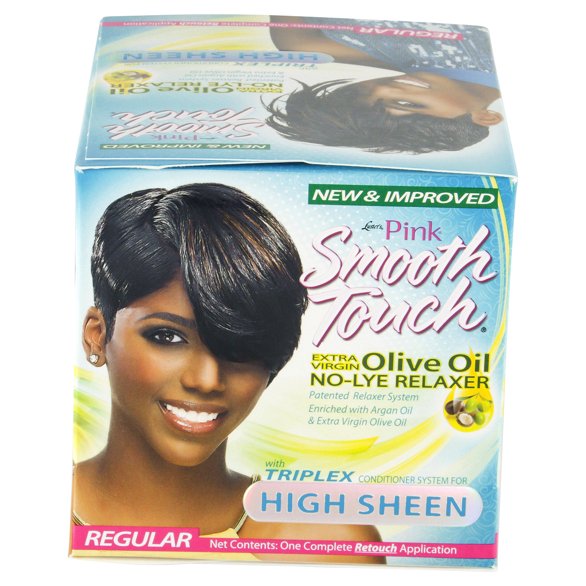 Luster's Pink Smooth Touch Extra Virgin Olive Oil No-Lye Relaxer 1 ct ...