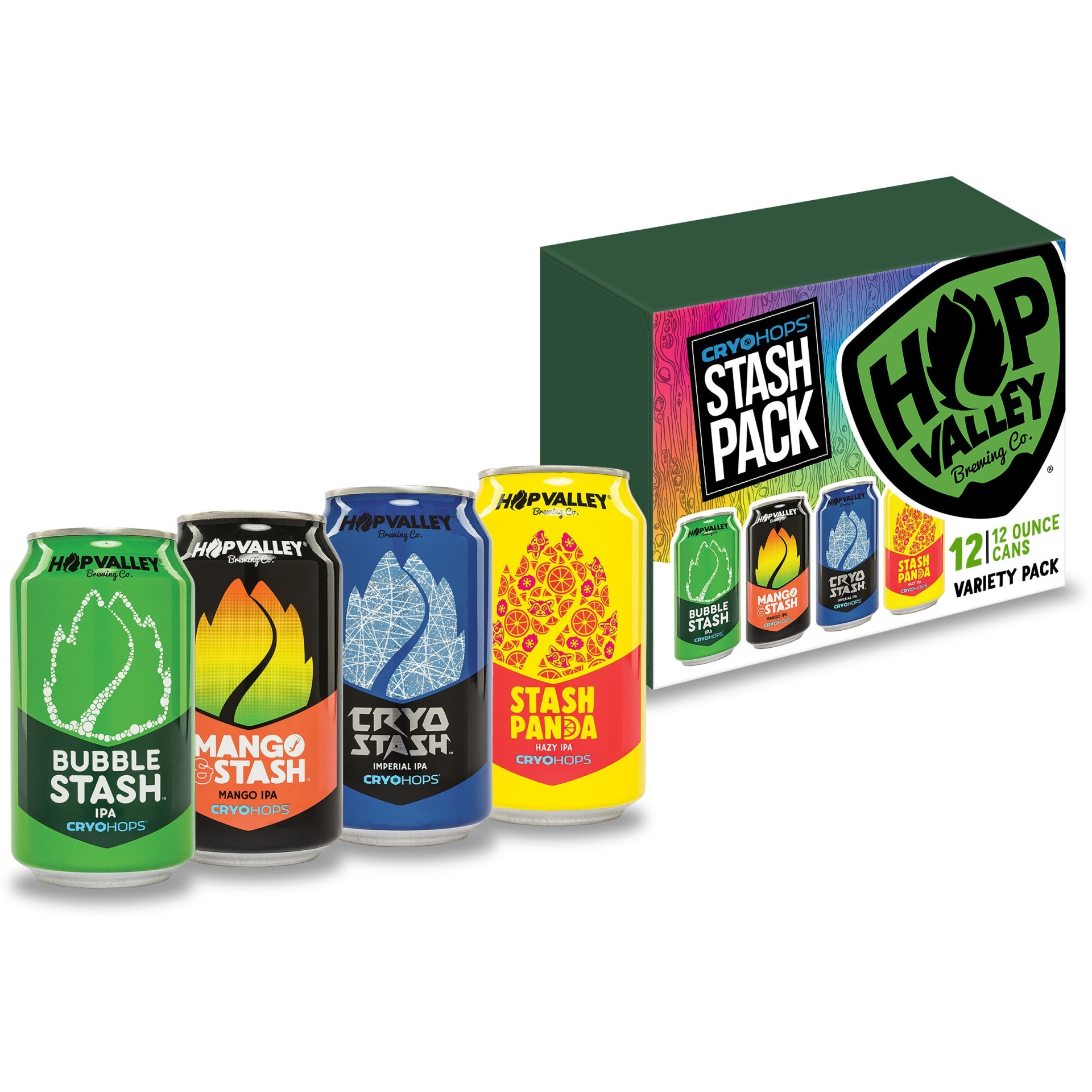 Hop Valley Brewing Co. Hop Valley Brewing IPA Variety Pack - 12pk/12 fl ...