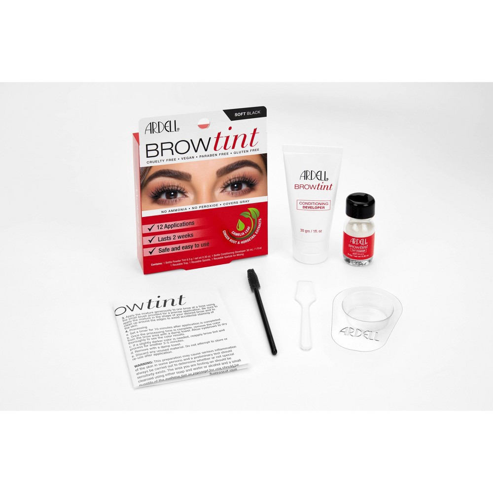 Ardell Brow Tint Soft Black - 12ct 1 ct | Shipt