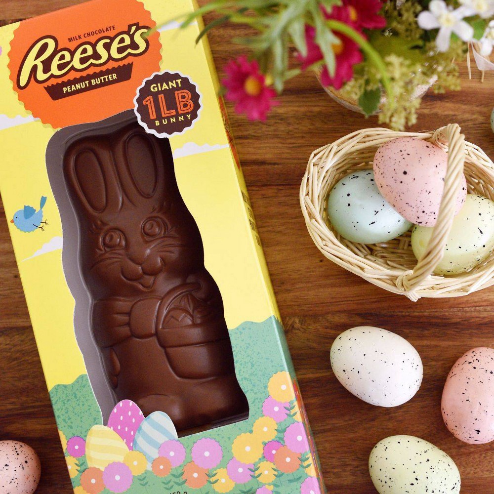 Reese's Peanut Butter Filled Giant Chocolate Easter Bunny 16 oz | Shipt