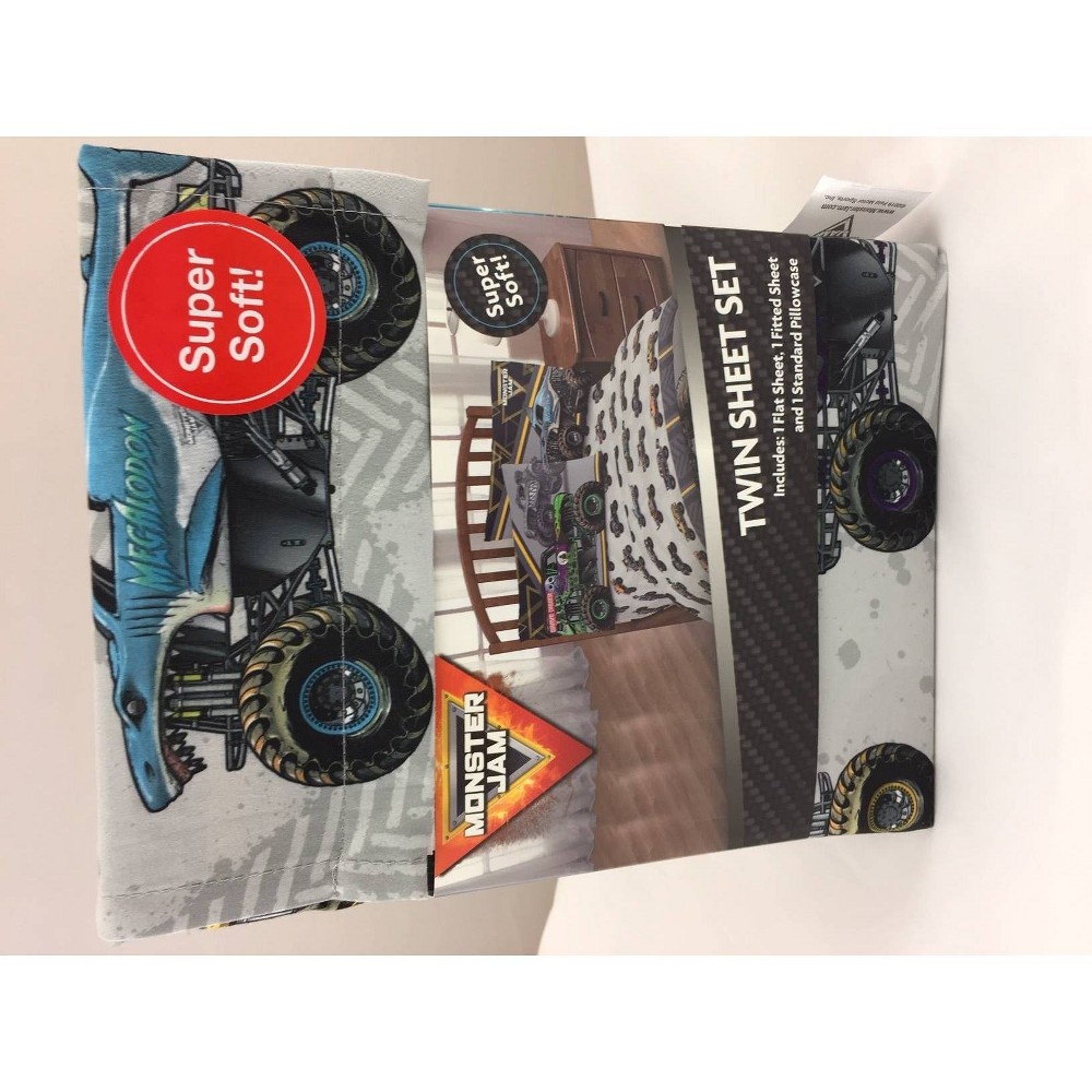 Monster Jam Twin Sheet Set 1 ct | Shipt