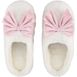 Wayland Square Pink Bow Slippers, Assorted Sizes 1 ct | shipt