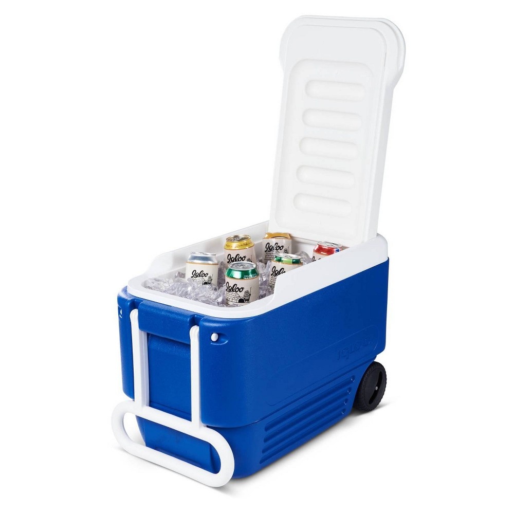 Igloo Wheelie Cooler Majestic Blue 38 Qt Shipt