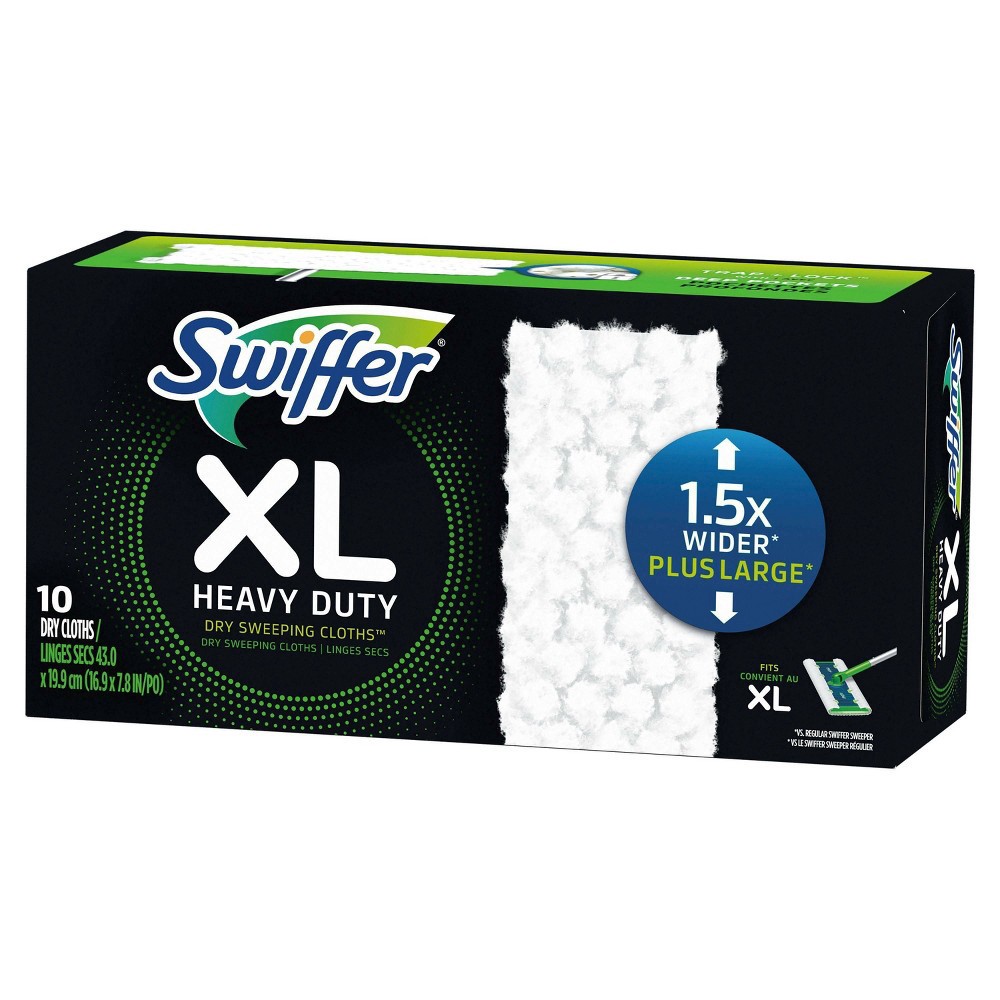 Swiffer Extra Large Heavy Duty Dry Sweeping Cloths 10 Dry Cloths 10 ea ...