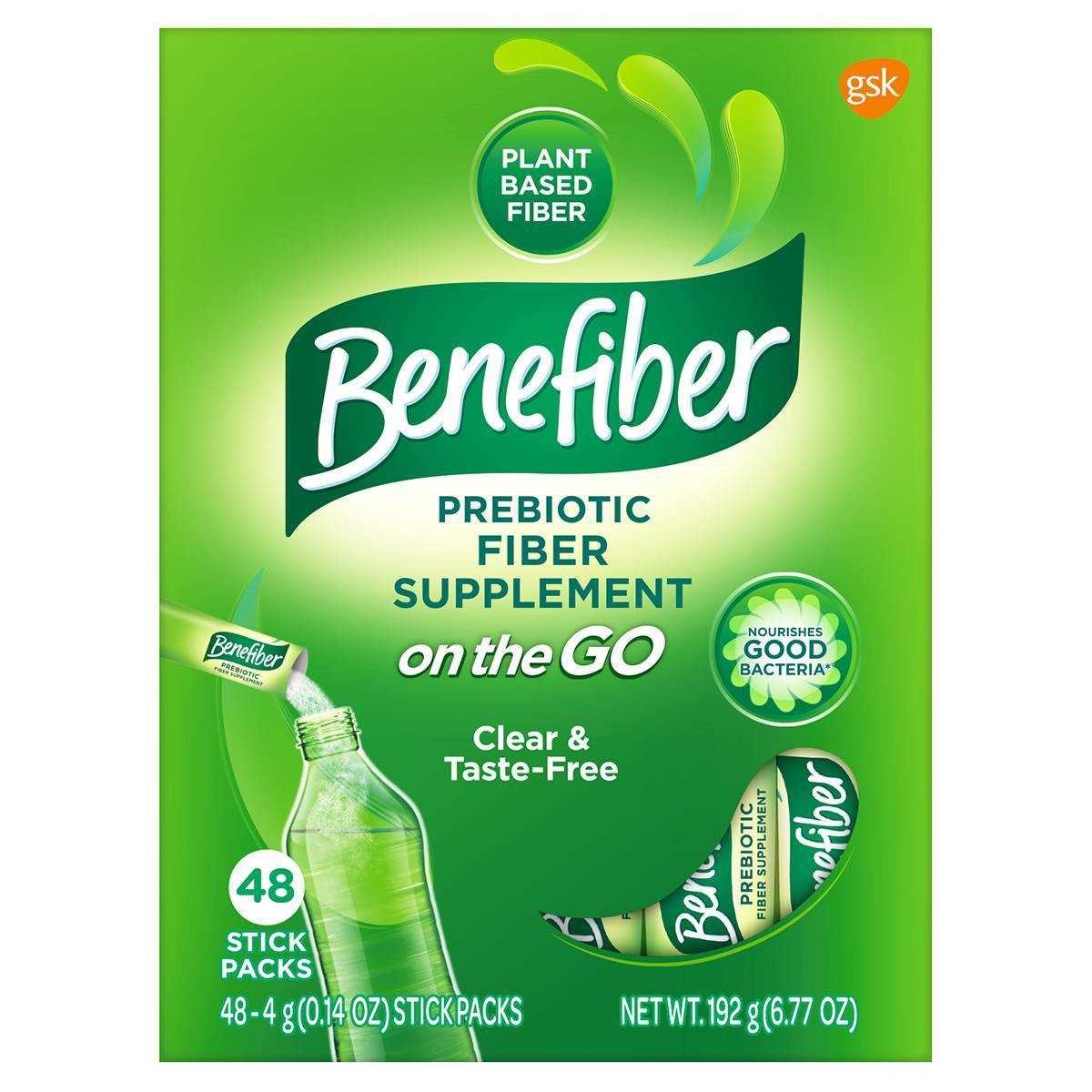 Benefiber Prebiotic Fiber Sticks 48 ct | Shipt