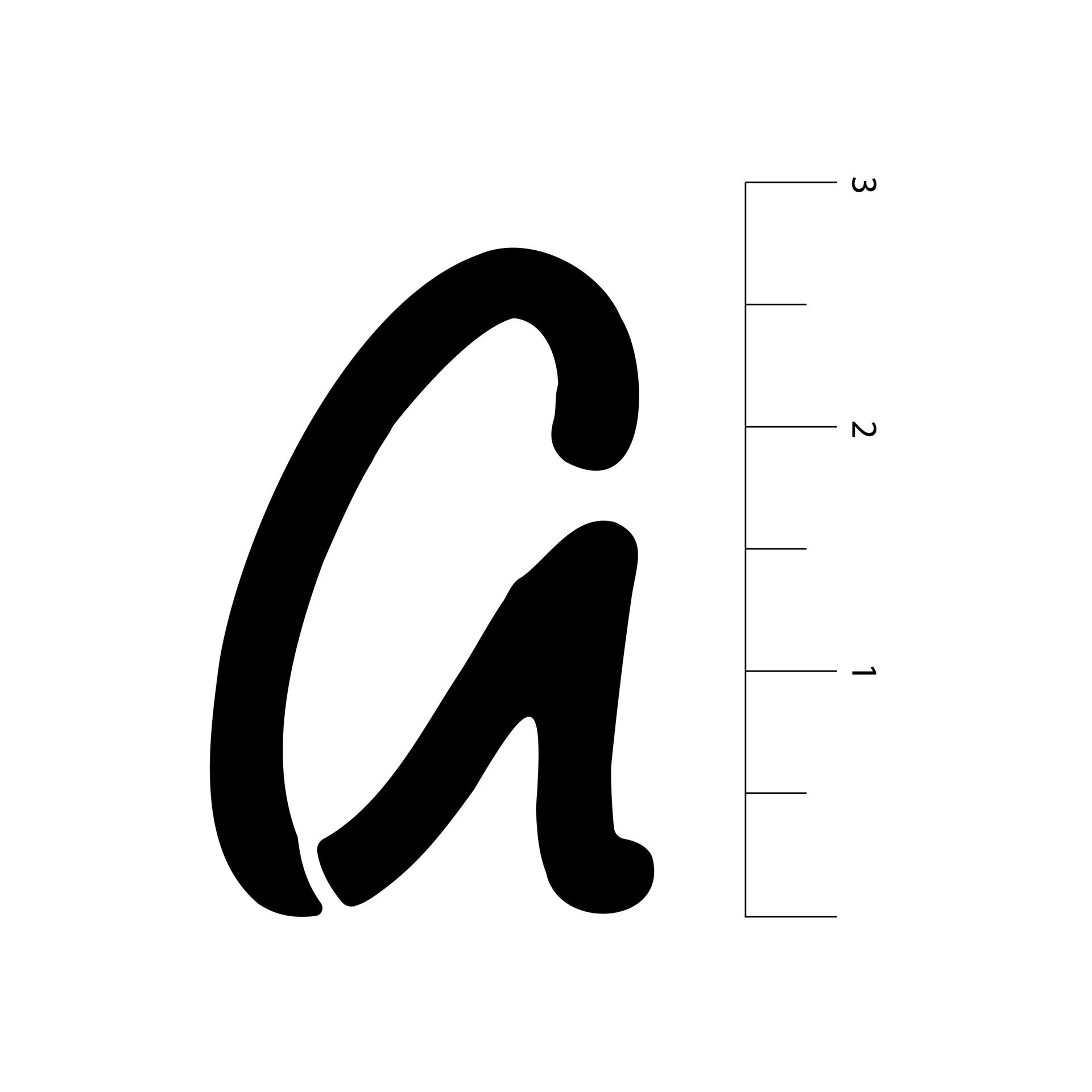 2.5" Round Script Alphabet Stencils By Craft Smart 2.5 in | shipt