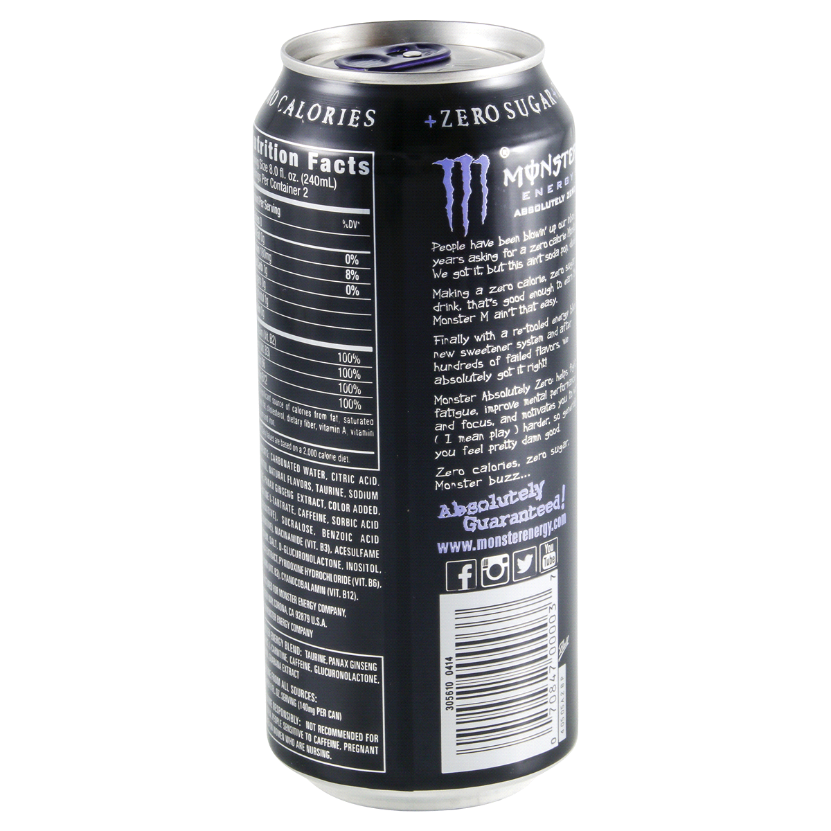 Monster Energy Zero Sugar - 16 fl oz can 16 fl oz | Shipt