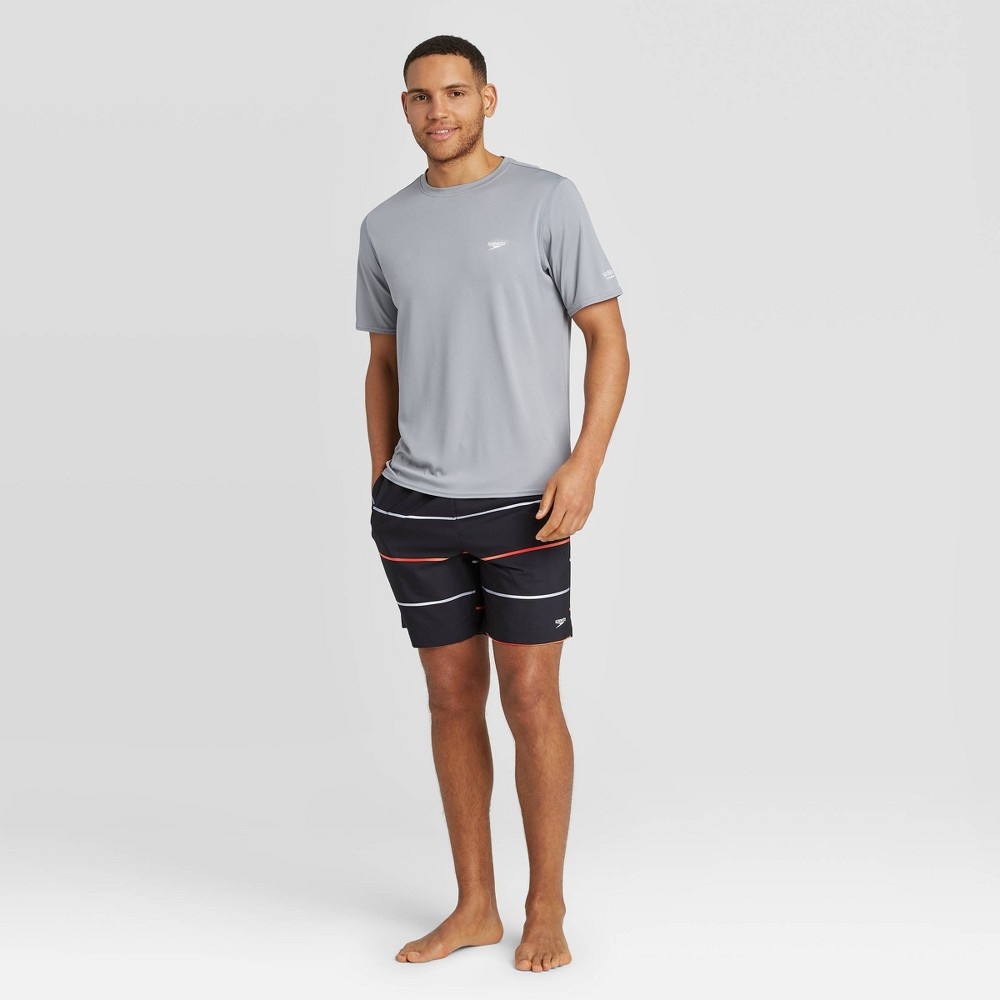 Speedo Men's Rash Guard - Gray M 1 ct | Shipt