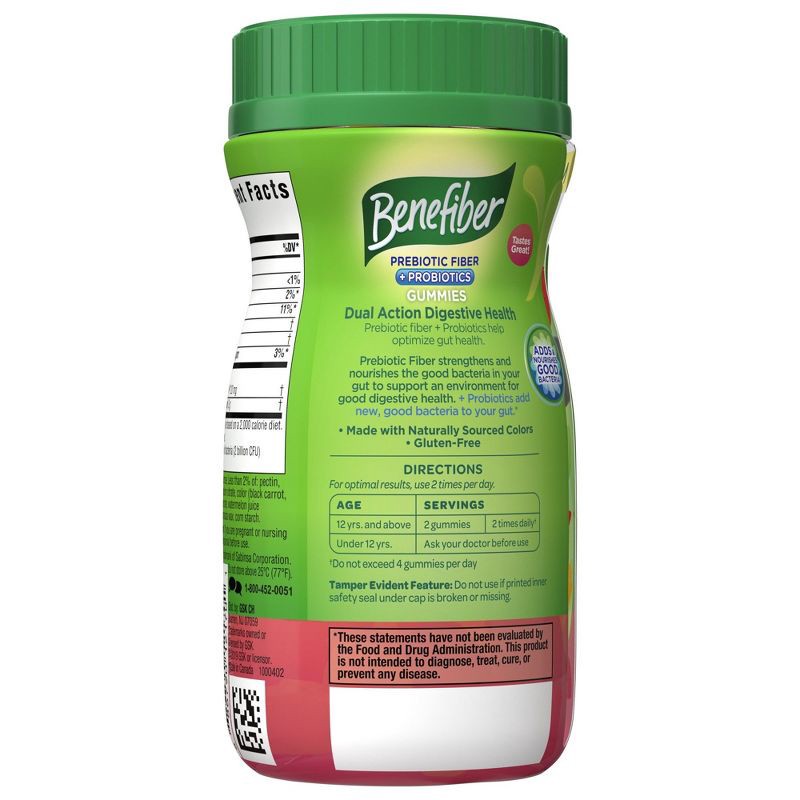 Benefiber Fiber+ Probiotic Gummies - 50ct 50 ct | Shipt
