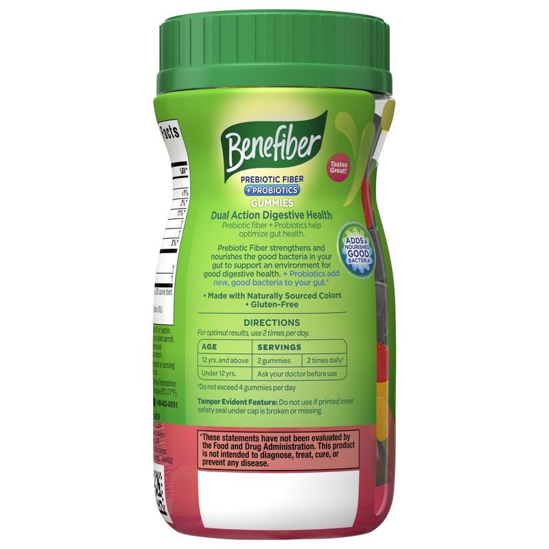 Benefiber Fiber+ Probiotic Gummies - 50ct 50 ct | Shipt