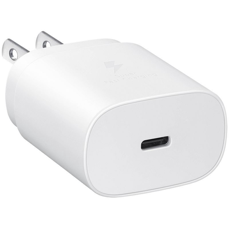 Samsung 25w Usb C Fast Charging Wall Charger With Usb C Cable White