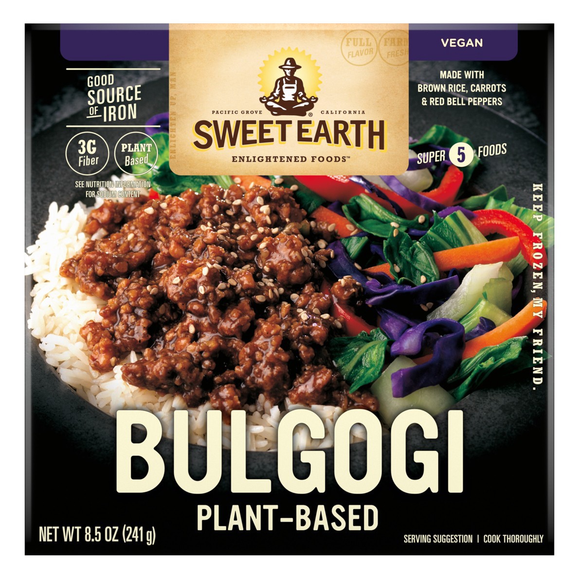 SWEET EARTH NATURAL FOODS Sweet Earth Frozen Vegan Awesome Beefless ...