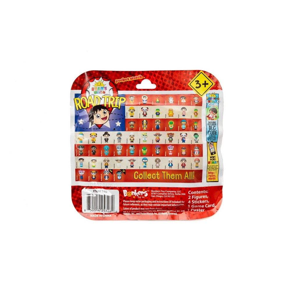 Ryan's World Road Trip Micro Mystery Figures | shipt