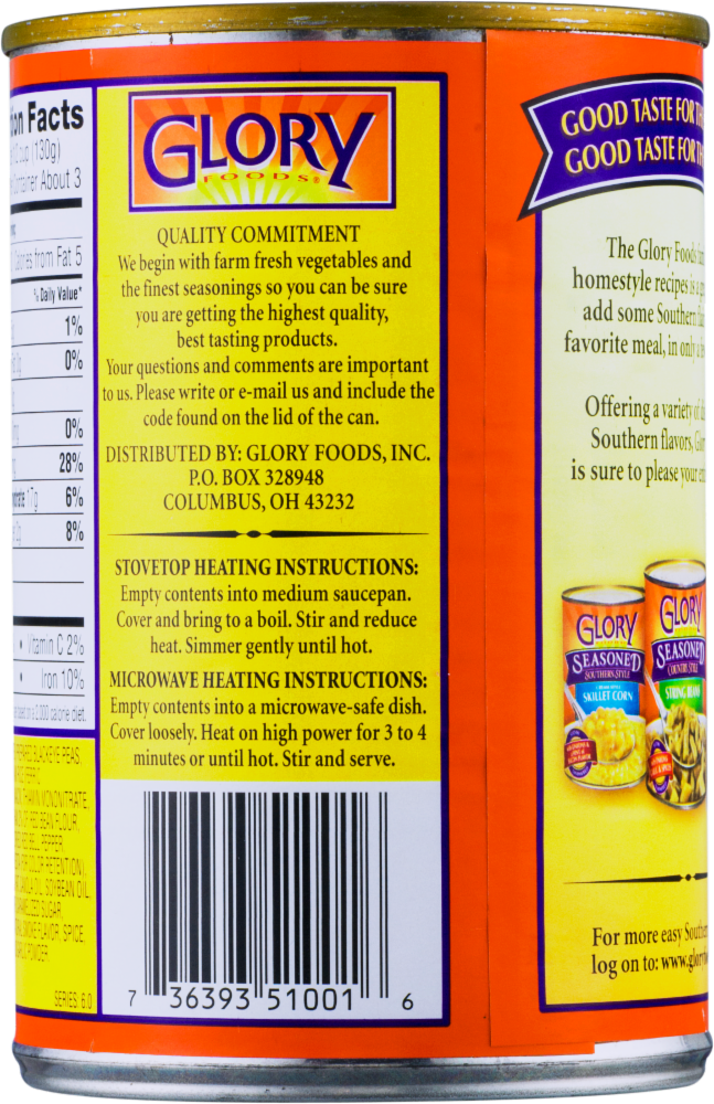 Glory Foods Blackeye Peas and Rice 15 oz | Shipt