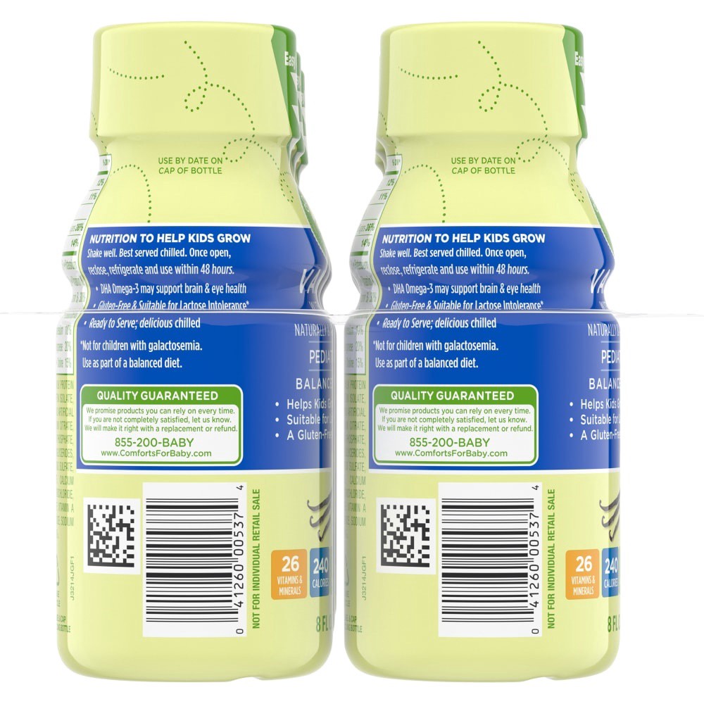Comforts Vanilla Pediatric Shake With Fiber 6 ct; 8 fl oz | Shipt