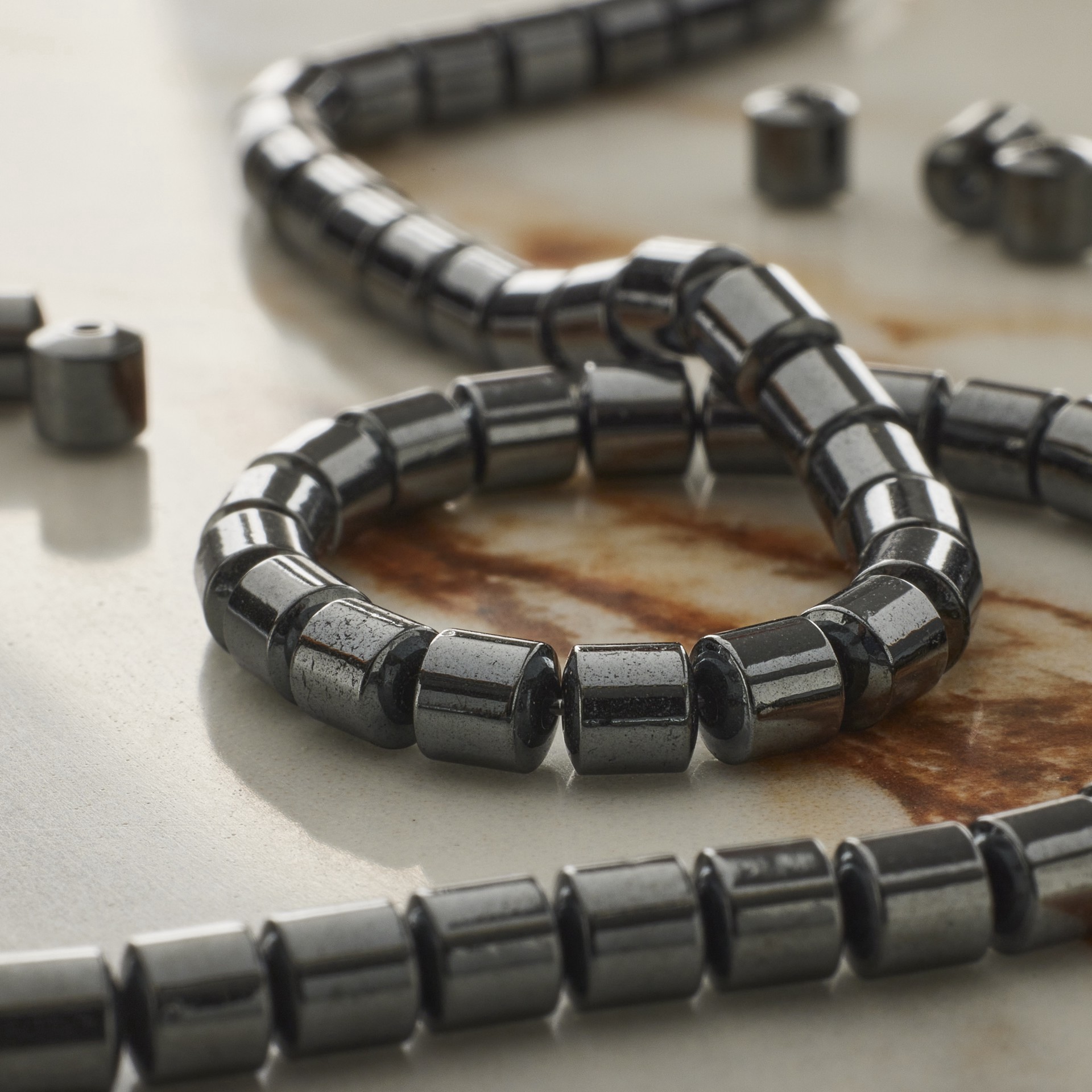 Black Hematite Tube Beads, 4mm By Bead Landing 4 mm | shipt