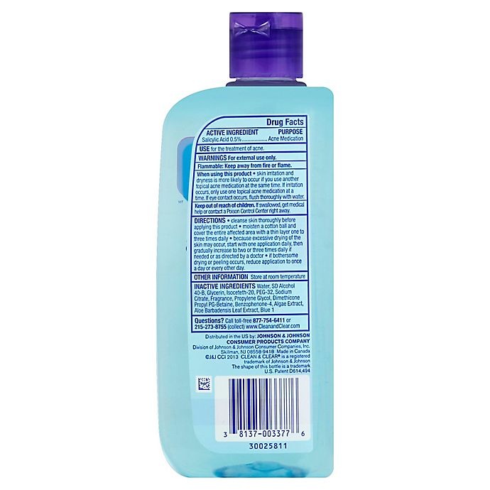 Clean & Clear Essentials Deep Cleaning Toner - Sensitive Skin 8 oz | Shipt