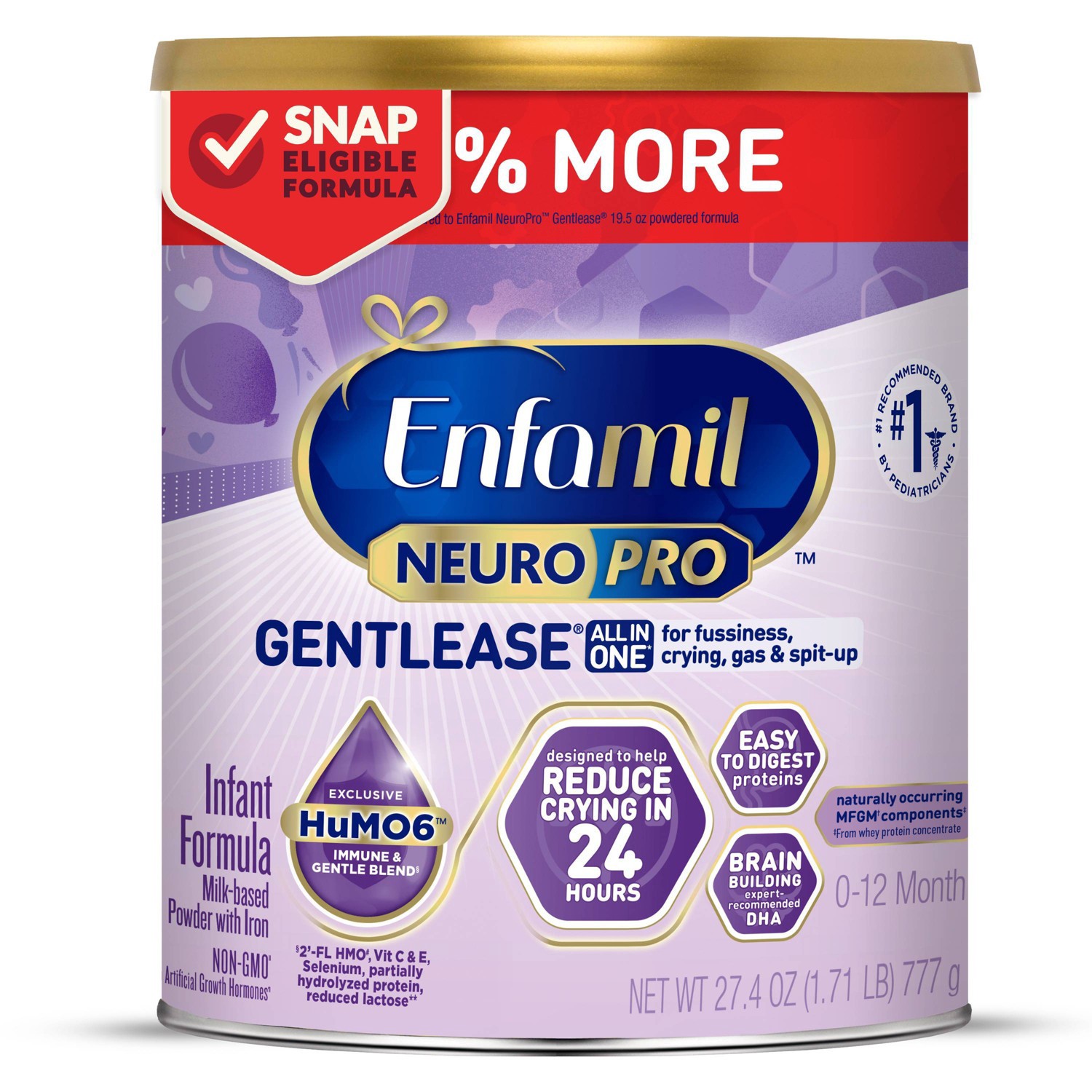 Enfamil Neuro Pro Infant Formula Milk-based Powder With Iron 27.4 oz ...
