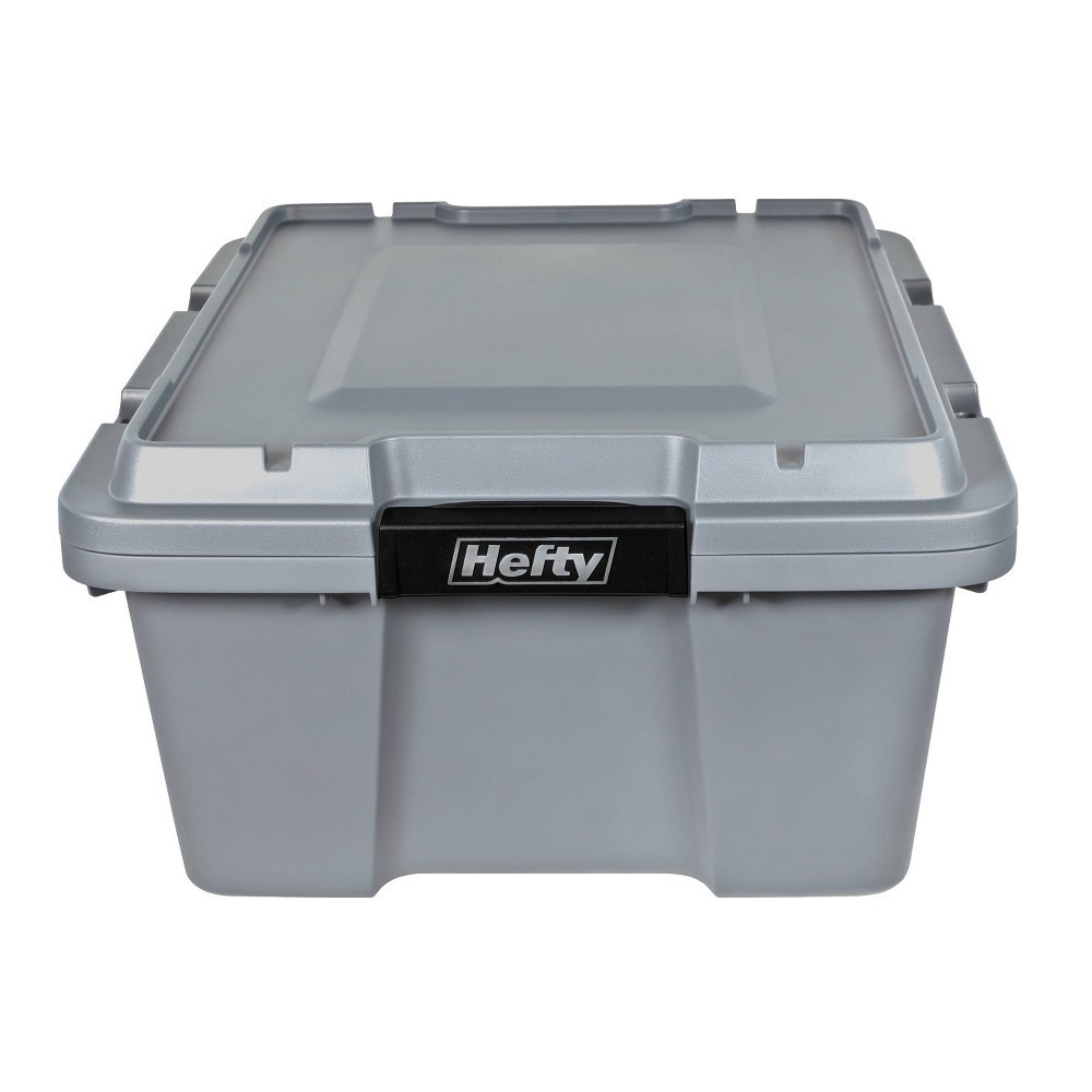 Hefty 12gal Max Pro Storage Tote Gray 12 gal | Shipt