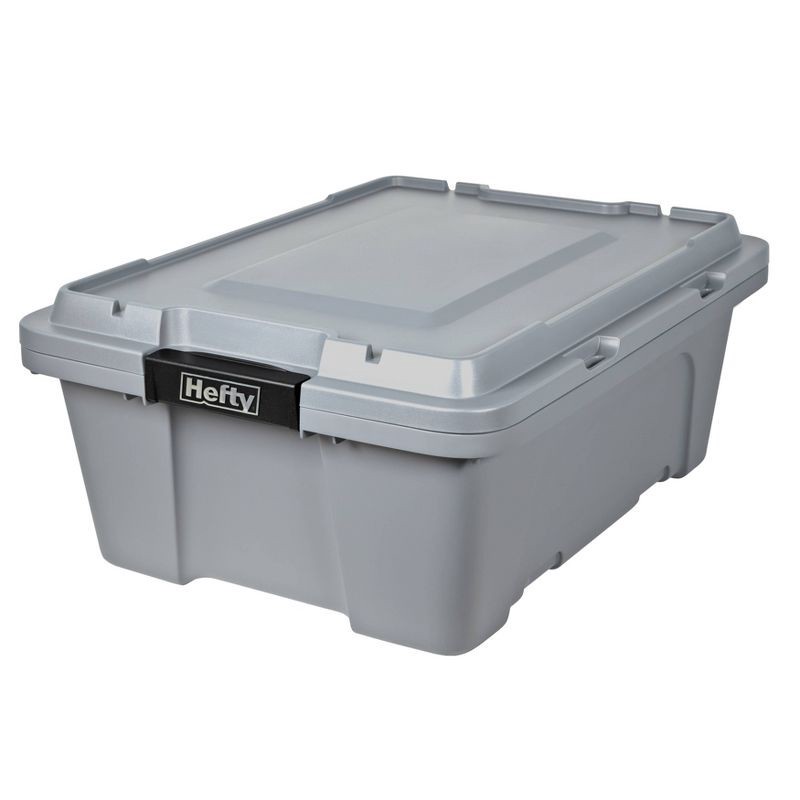 Hefty 12gal Max Pro Storage Tote Gray 12 gal | Shipt