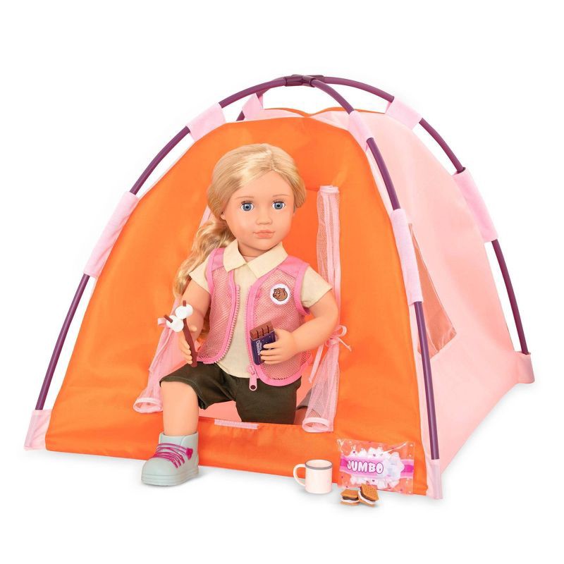 Our Generation Tent & Camping Set for 18" Dolls - All Night Campsite 1 ...