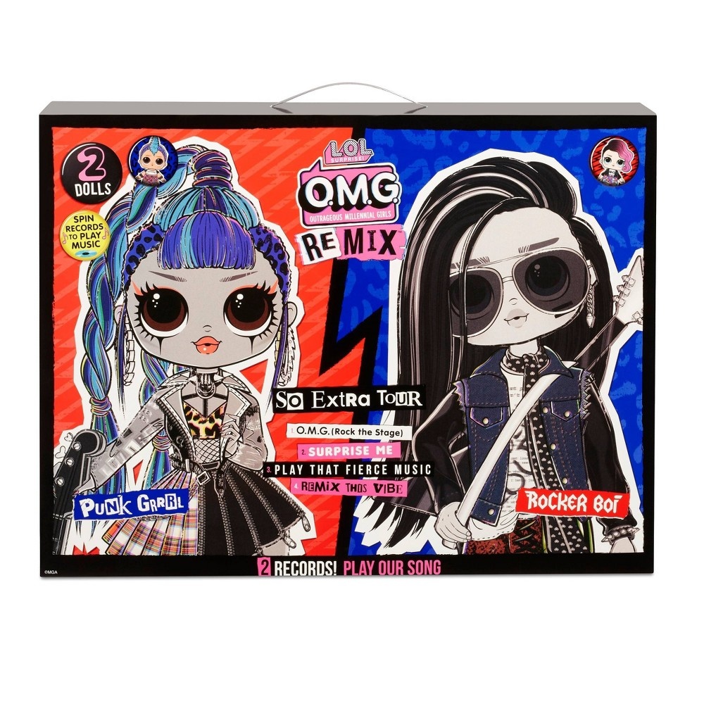 L.O.L. Surprise! LOL Surprise O.M.G. Remix Rocker Boi and Punk Grrrl ...