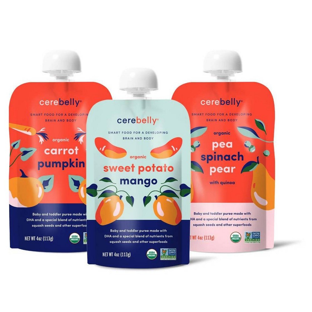 Cerebelly Clean Label Project Purity Award Winning, 5-7 Months Organic ...