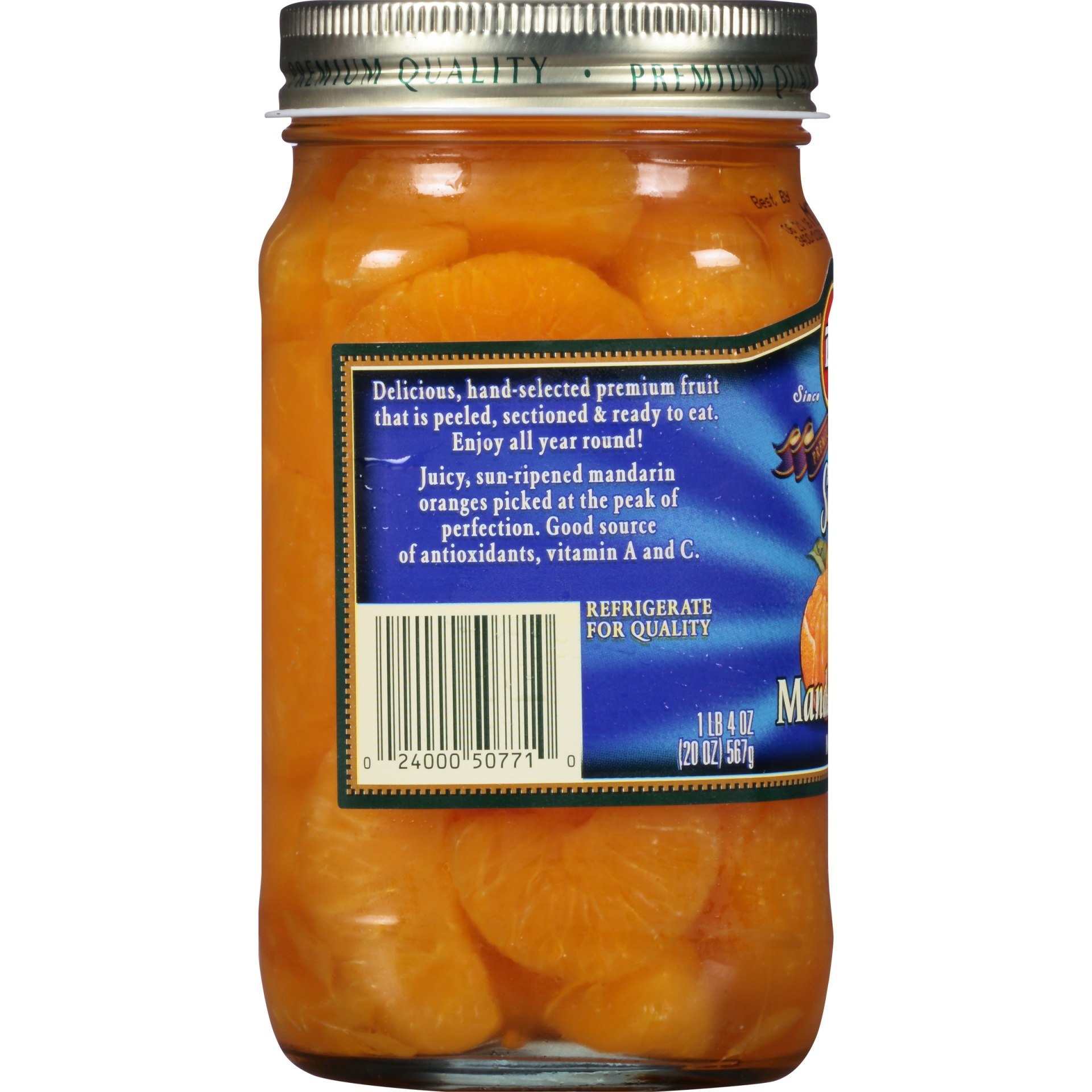 Del Monte Sun Fresh Mandarin Oranges In Extra Light Syrup 20 oz | Shipt