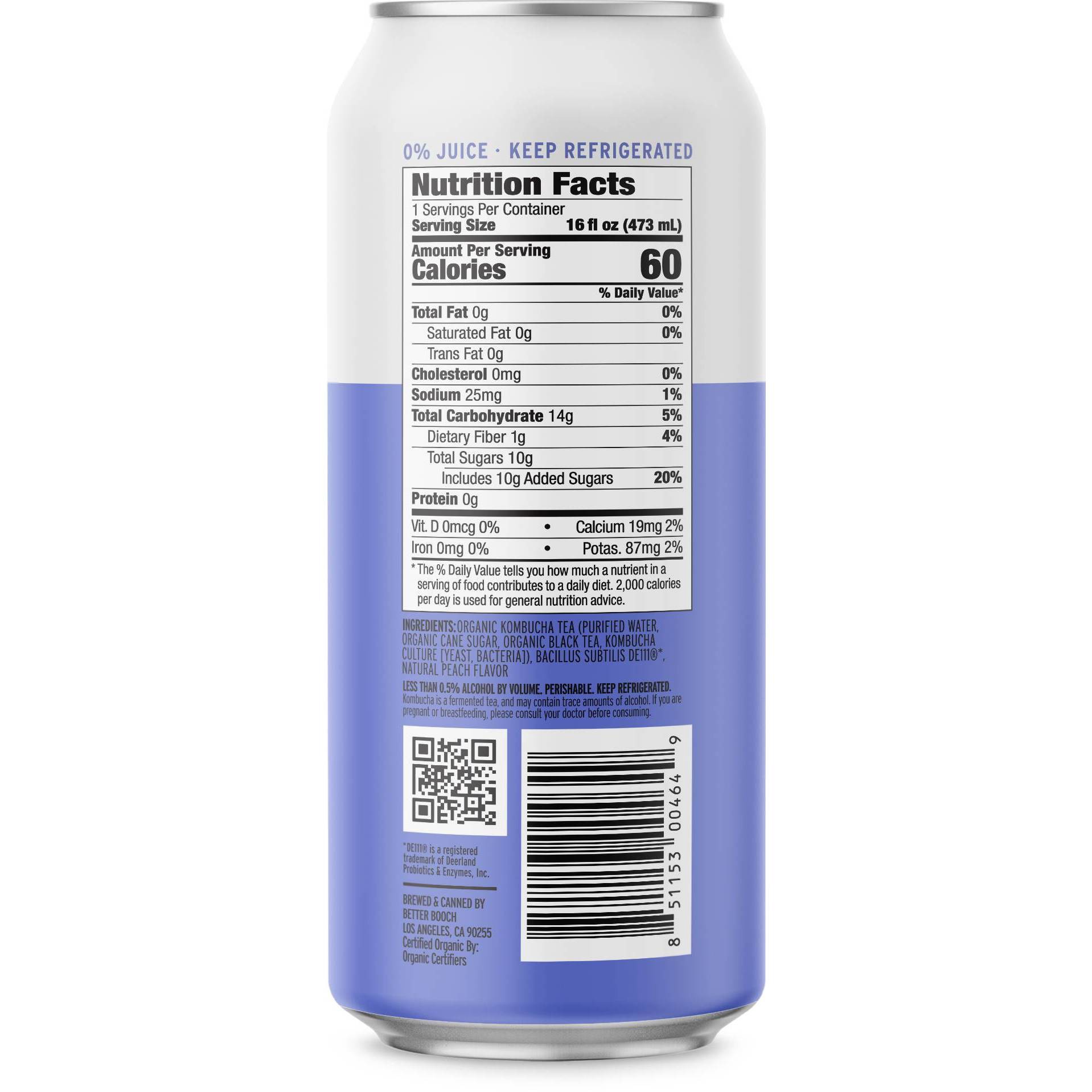 Better Booch Organic Morning Glory Raw Kombucha - 16 fl oz 16 fl oz | Shipt