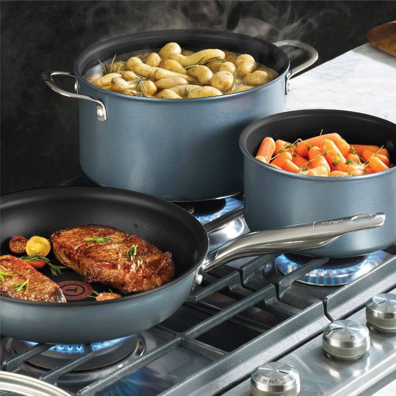 T-fal 14pc Cookware Set, Platinum Nonstick Black 14 ct | Shipt