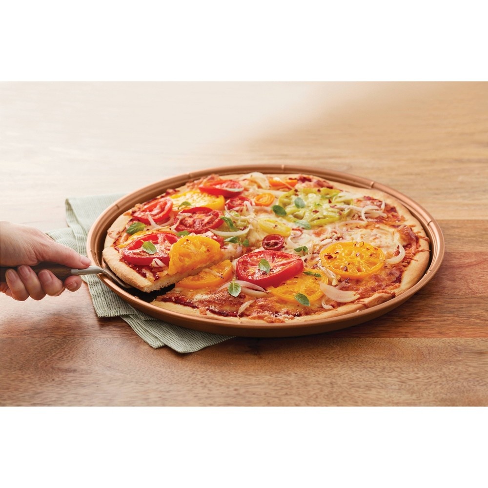 Wilton 16" Rose Gold Ceramic Pizza Pan 1 ct | Shipt