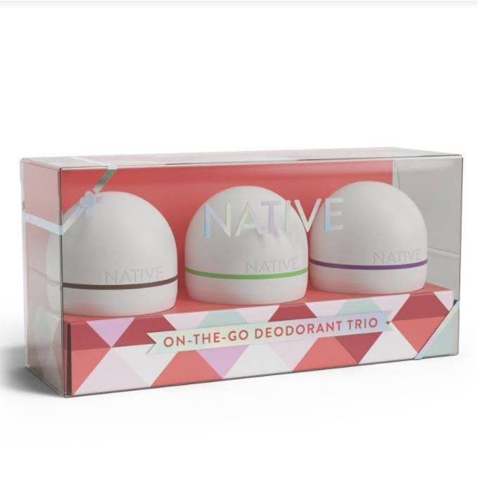 Native Limited Edition On-the-Go Holiday Deodorant Trio Gift Set 0.6 oz ...