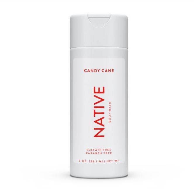 Native Limited Holiday Candy Cane Body Wash 3 oz | Shipt