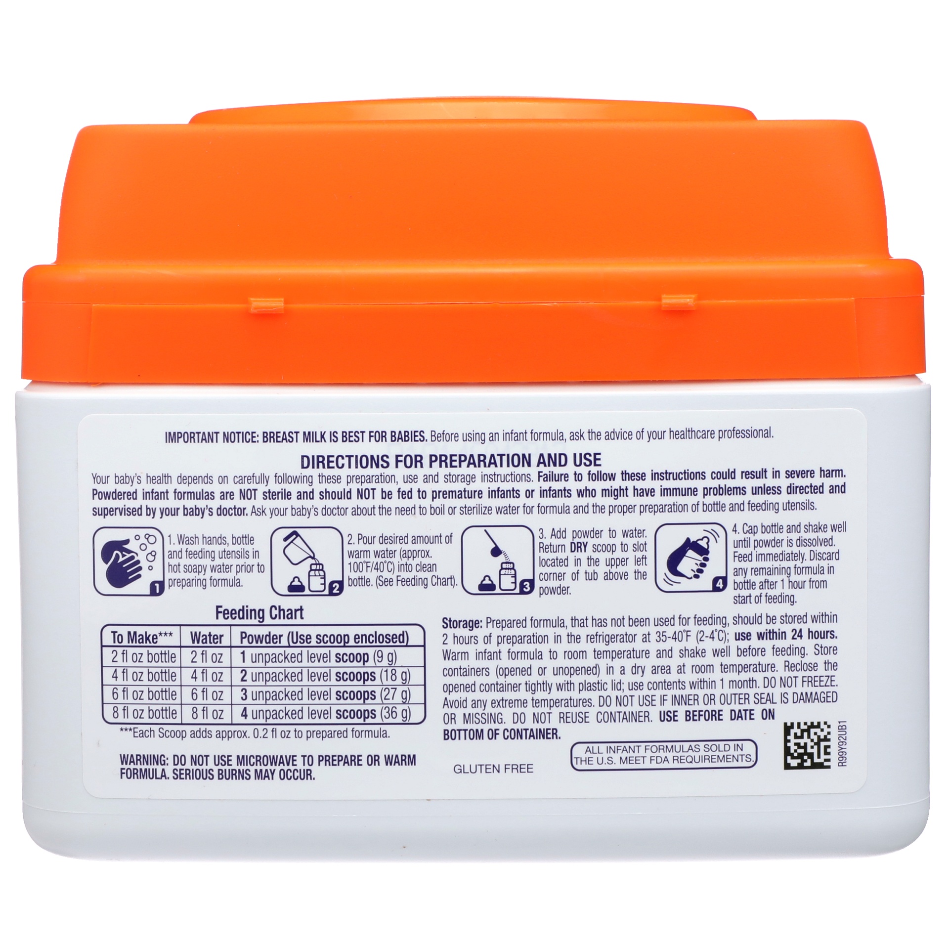 Tippy Toes Sensitivity Milk-Based Powder Infant Formula With Iron 0-12 ...