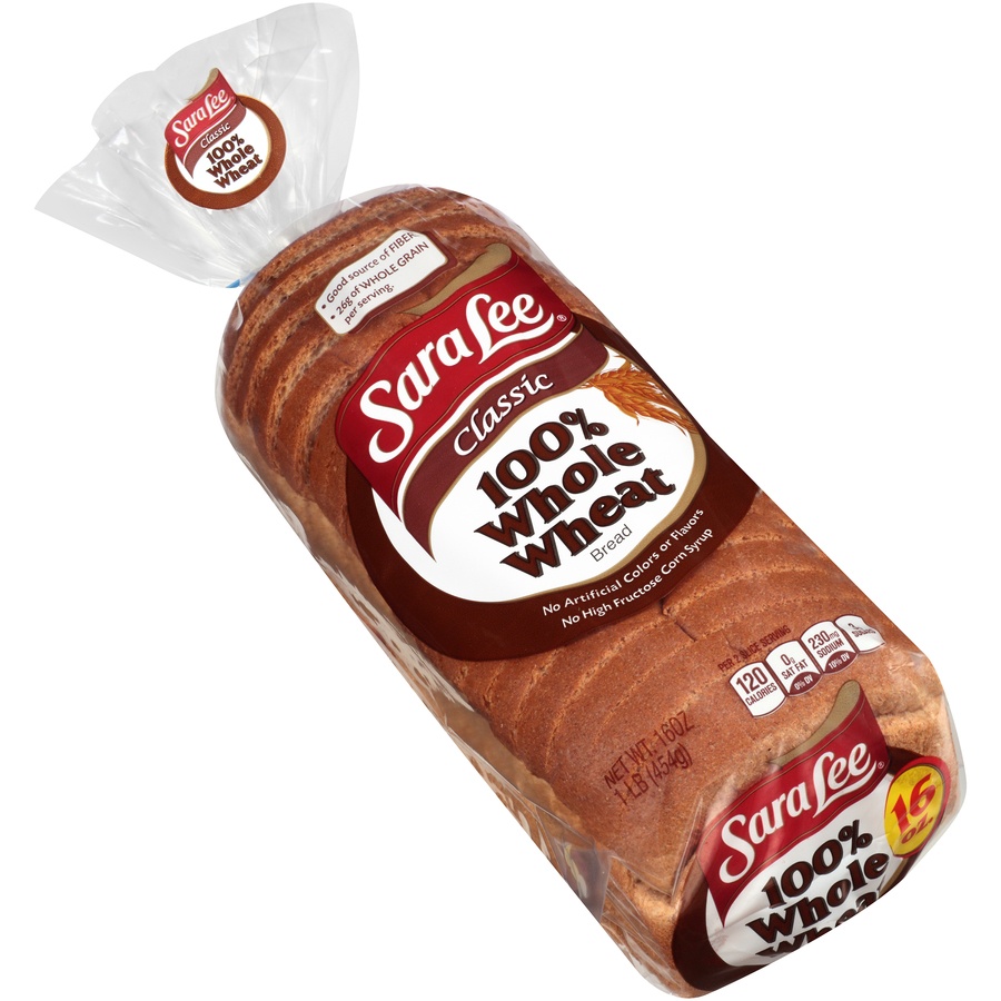 Sara Lee Classic 100% Whole Wheat Bread 16 oz | Shipt